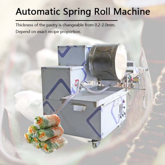 Spring Roll Wrapper Making Machine For Sale (500-7000pcs/h)