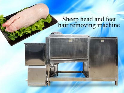 Inspection And Maintenance Of Sheep Head And Feet Hair Removing Machine